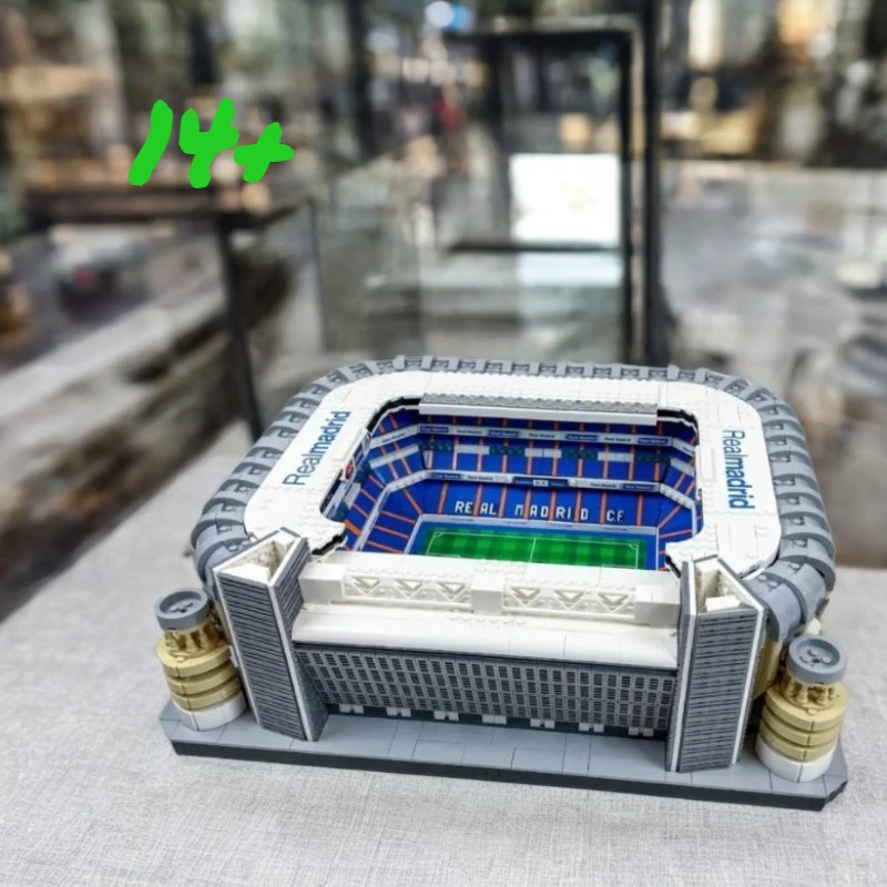 10299 5876pcs Ideas Famous Santiago Bernabeu Stadium Real Madrid Moc ...