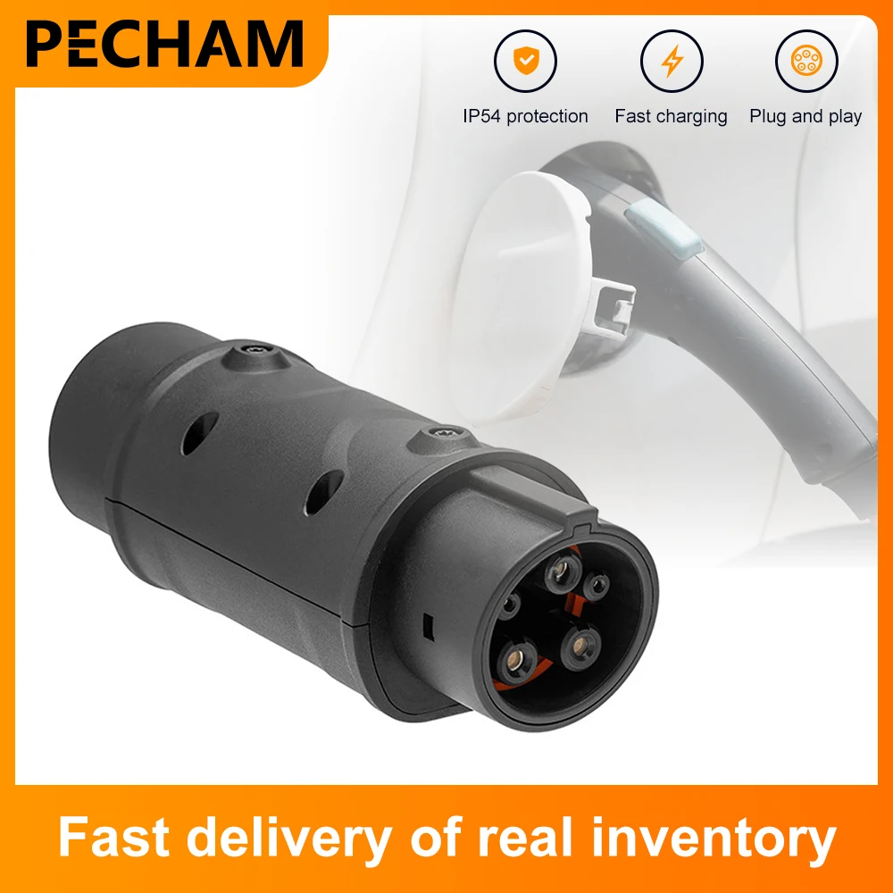 EV-Charger-Adapter-IEC-62196-Type-2-To-J1772-Type-1-Electric-Vehicle ...