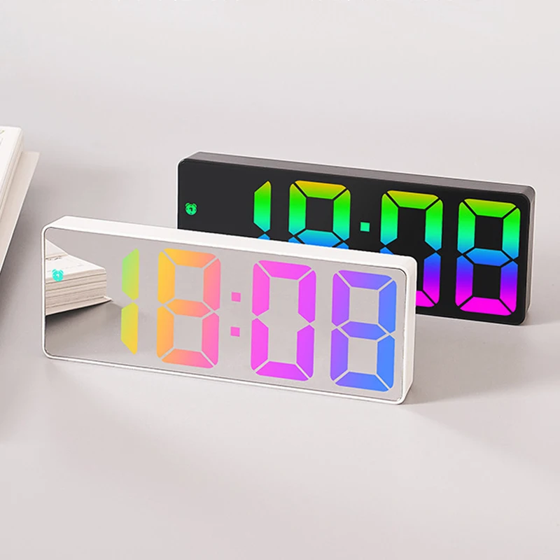 Reloj despertador Digital LED, reloj de mesa, relojes electrónicos de ...