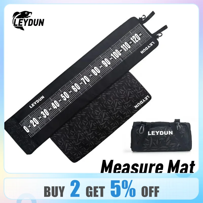 LEYDUN-125cm-Fish-Measure-Mat-Fishing-Tools-Comes-with-Measuring-Ruler ...