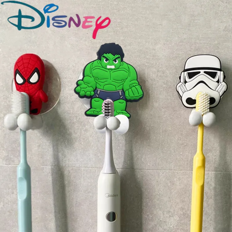 Disney Spiderman Hulk kids Toothbrush Holder Marvel Frozen Star Wars ...
