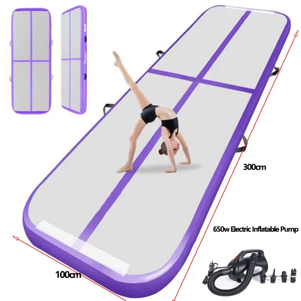 3X1X0.1m Professional Sports GYM Mat Inflatable Air Gym Air Track for ...