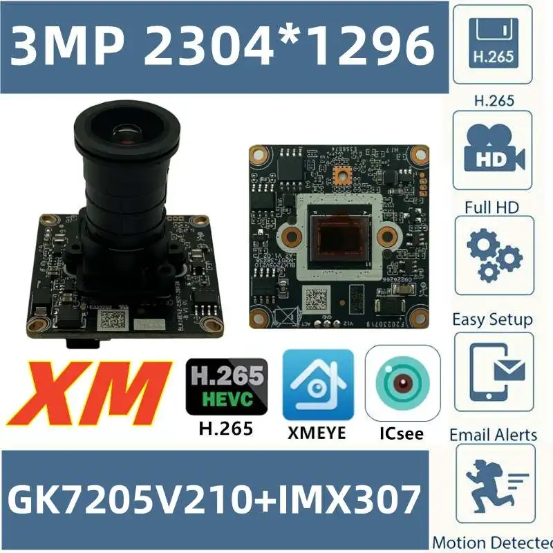 F1-0-Lens-IP-StarLight-Camera-Module-Board-GK7205V210-IMX307-H-265-3MP ...