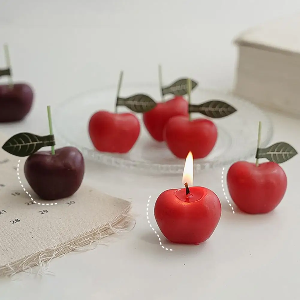 Candle-4Pcs-Scented-Candle-Fragrance-Eye-catching-Lightweight-Cherry ...