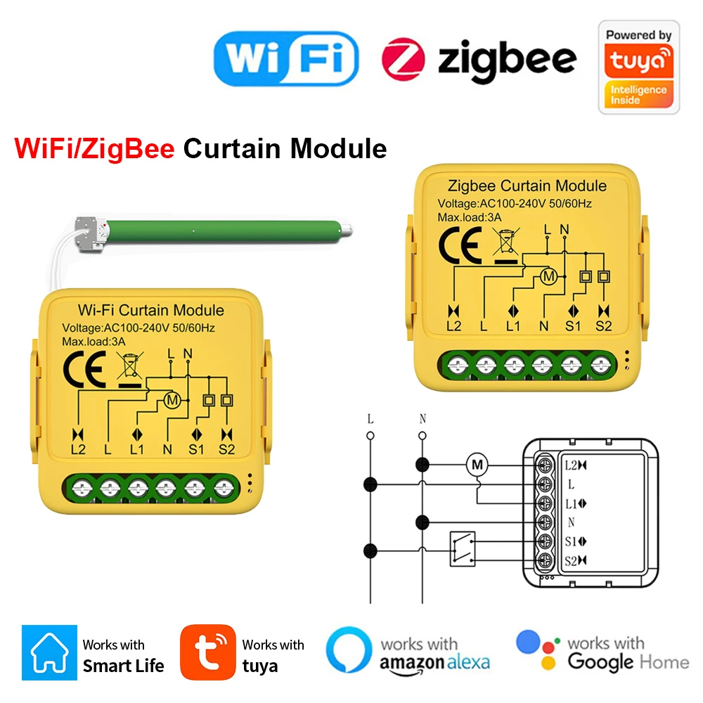 Tuya-Smart-Life-WiFi-Zigbee-Curtain-Switch-Module-Connect-Roller ...