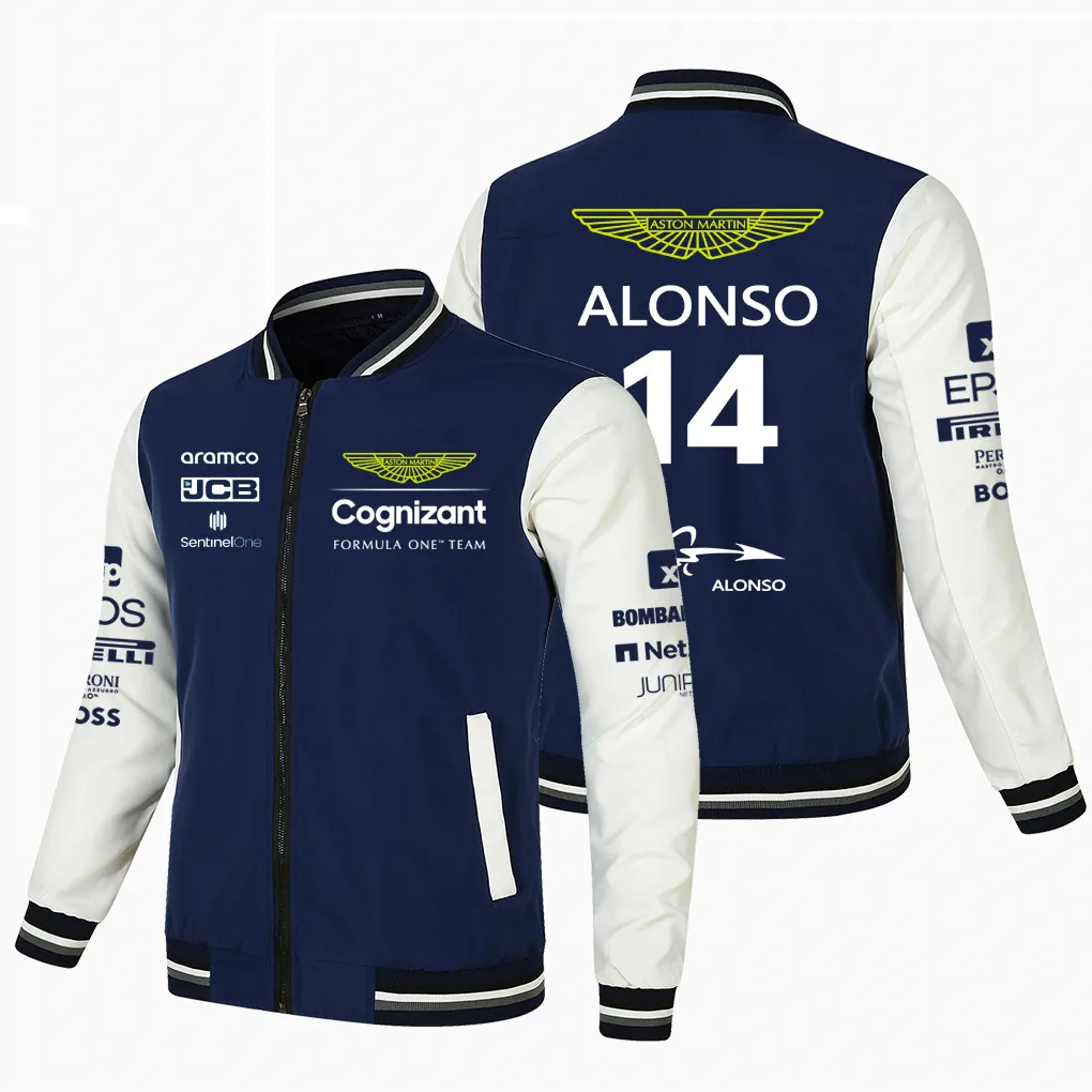 2023 Aston Martin Official Shirt Jacket Fernando Alonso F1 Formula 14 ...