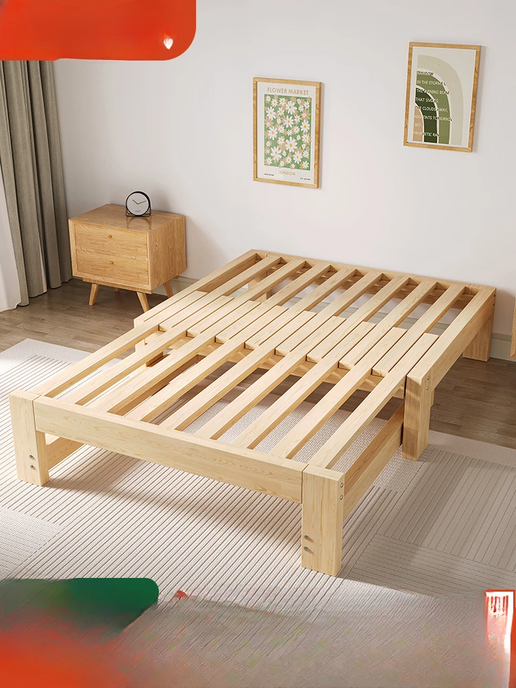 Solid-wood-sofa-bed-folding-dual-purpose-small-apartment-telescopic-bed ...