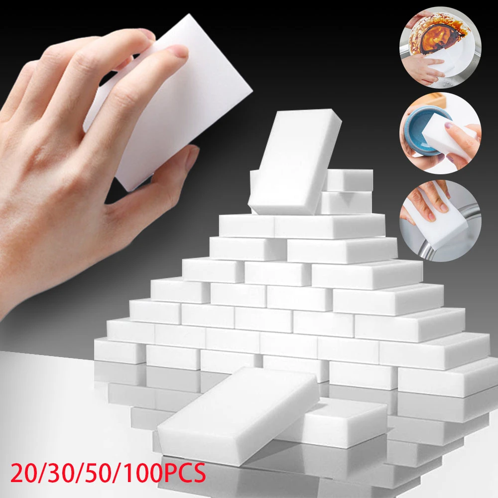 Melamine Sponge Cleaning Multifunctional For Kitchen Dish Bathroom ...