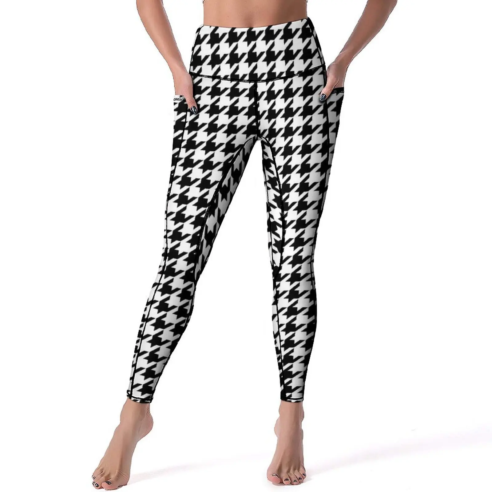 Checkered Tights For Women