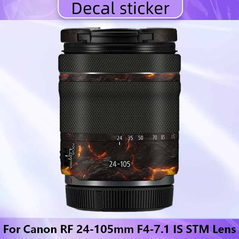 For Canon RF 24-105mm F4-7.1 IS STM Lens Decal Skin Vinyl Wrap Film ...