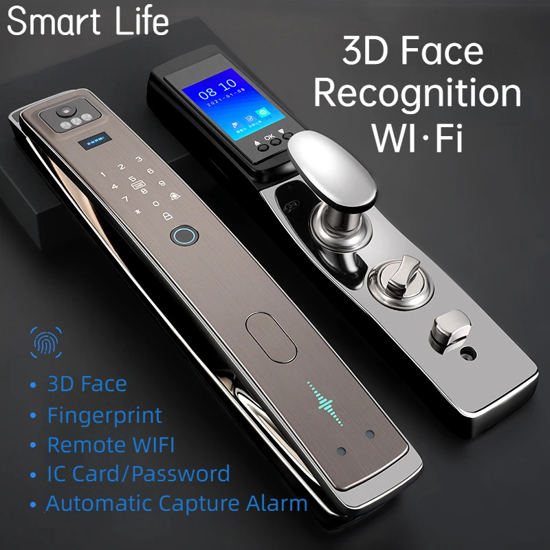 Electronic Locks Doors Fingerprint | Face Recognition Access Door Lock ...