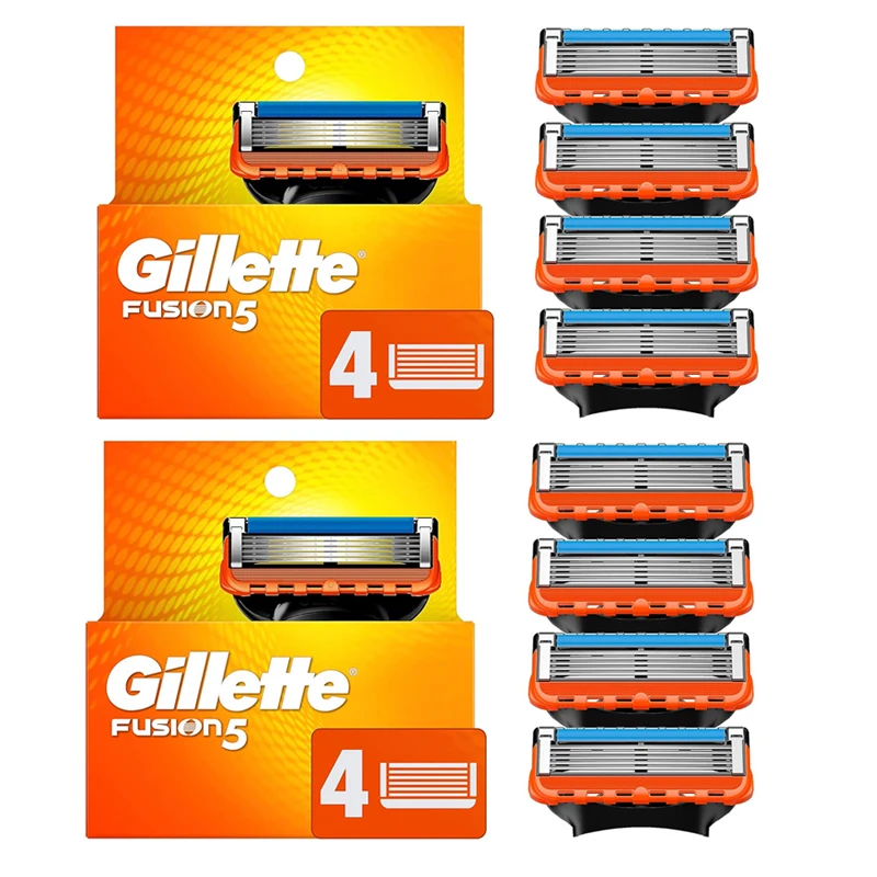 Gillette-Fusion-5-Men-s-Razor-Blade-Refills-Cartridges-4-8-Razor-Blade ...