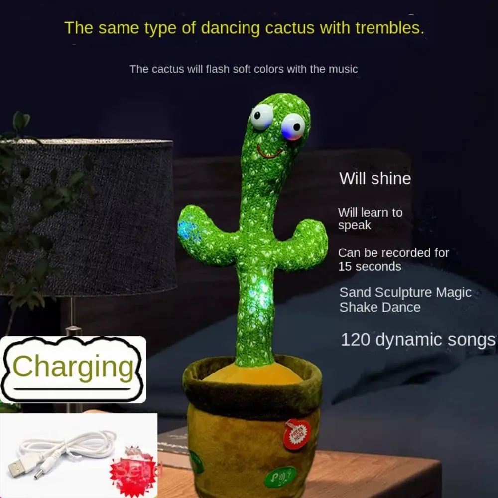 Electronic Dancing Cactus Talking Toy - Sokogala E-commerce