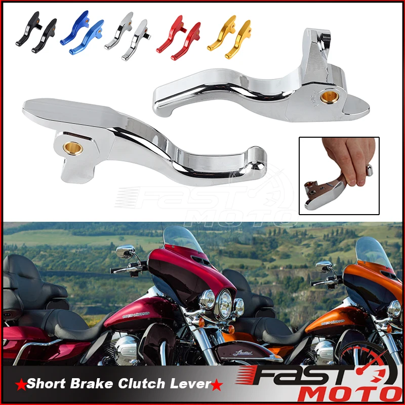 Motorcycle-Brake-Clutch-Hand-Control-Lever-For-Harley-Electra-Tri-Glide ...