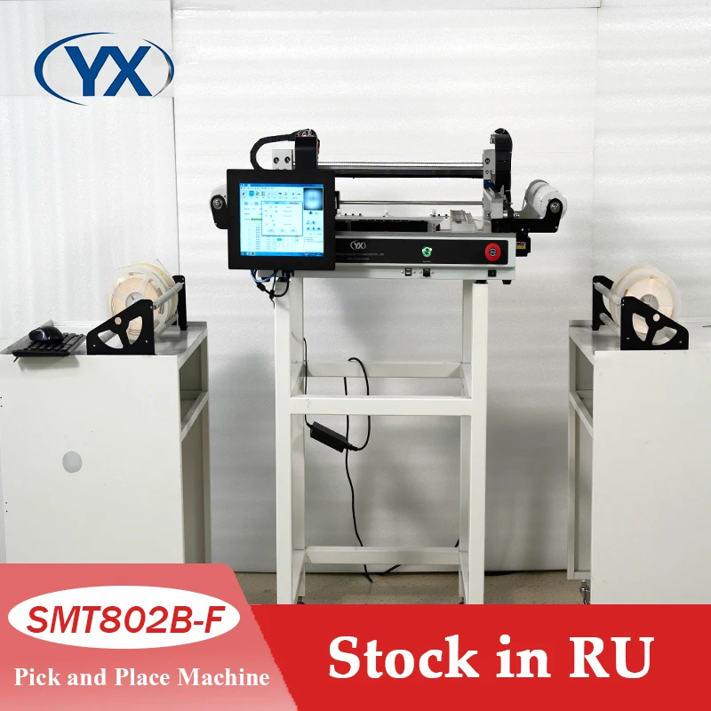 Stock in Russia High Precision SMT Pick Place Machine TNT 2 Head Chip ...