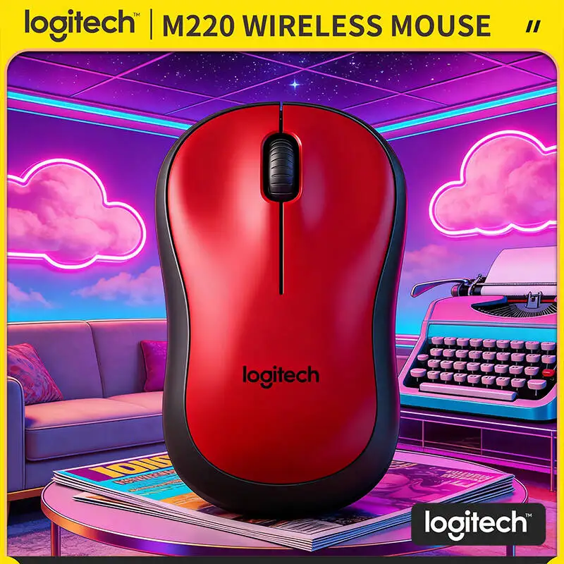 Logitech M220 SilentTouch Wireless Mouse 18-Month Battery 10m Range 2 ...