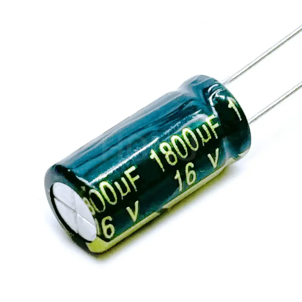 10pcs Electrolytic Capacitor 16V1800UF 16V 1800UF 10X20 mm High ...