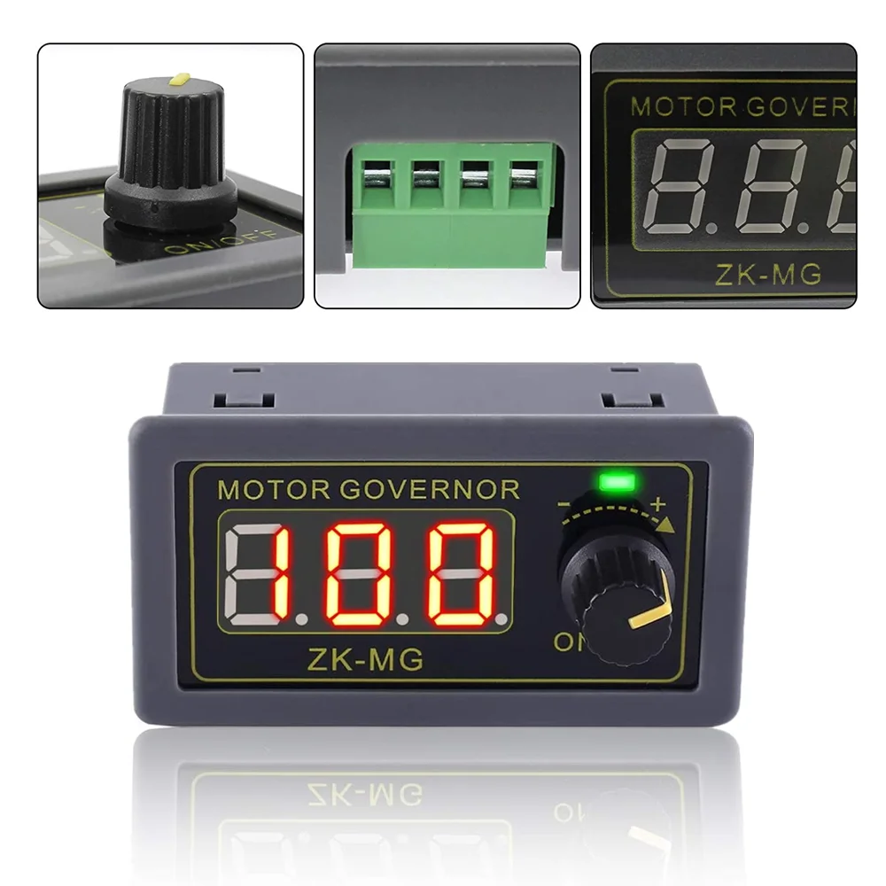 DC 5-30V 12v 24v 5A DC Motor Controller PWM Adjustable Speed Digital ...