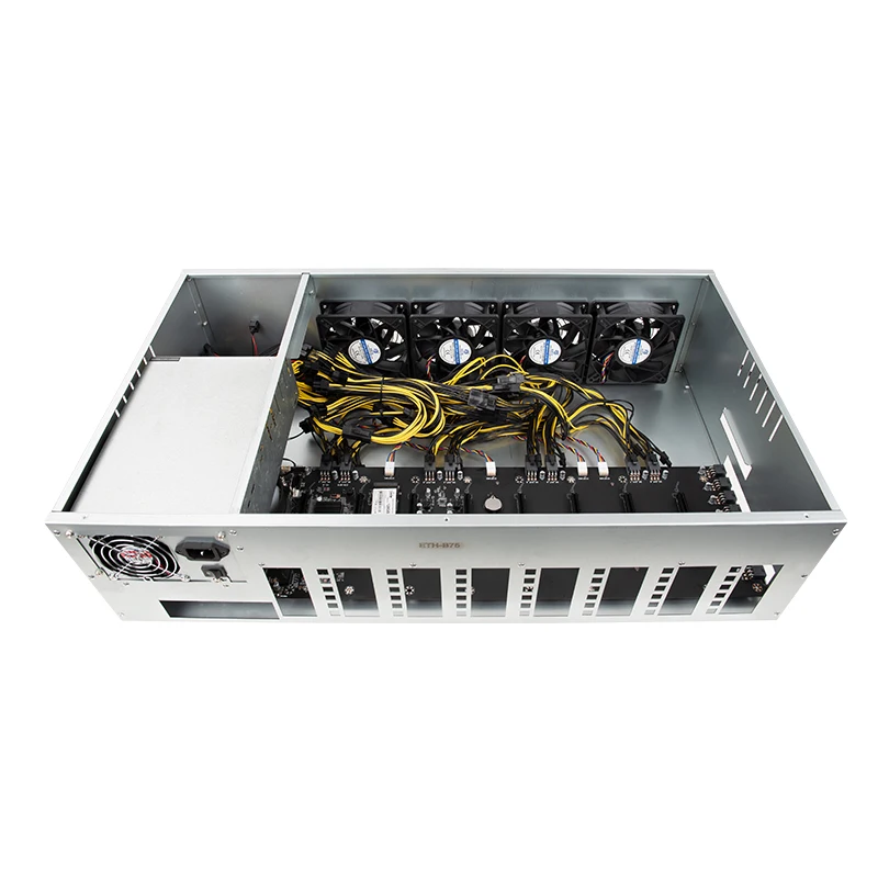 Eth-hsw3 Btc Mining Motherboard 8 Card Cards Pcie X16 Graphics