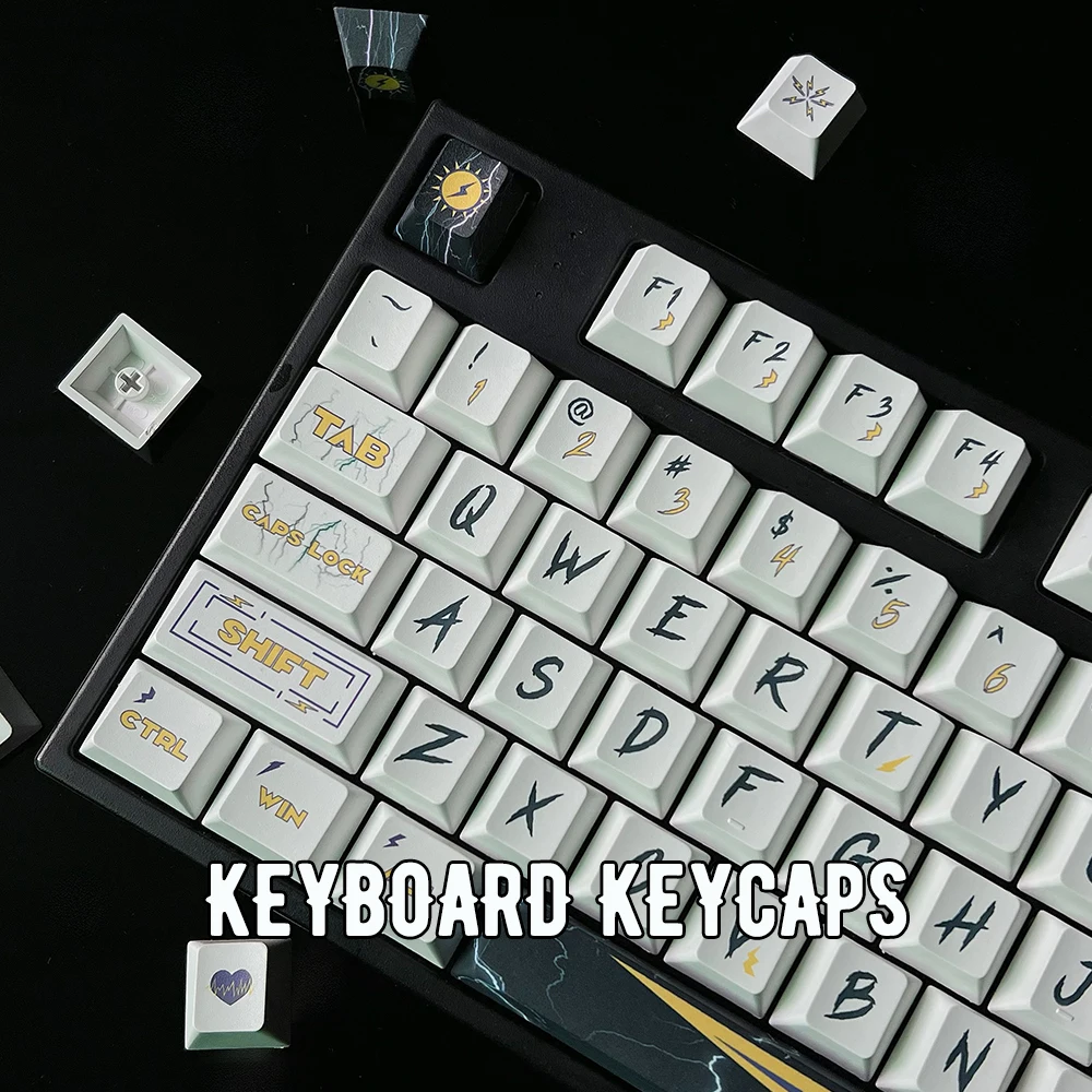 Original-DIY-PBT-Keycaps-GMK-lightning-Cherry-Profile-Keycaps-for ...