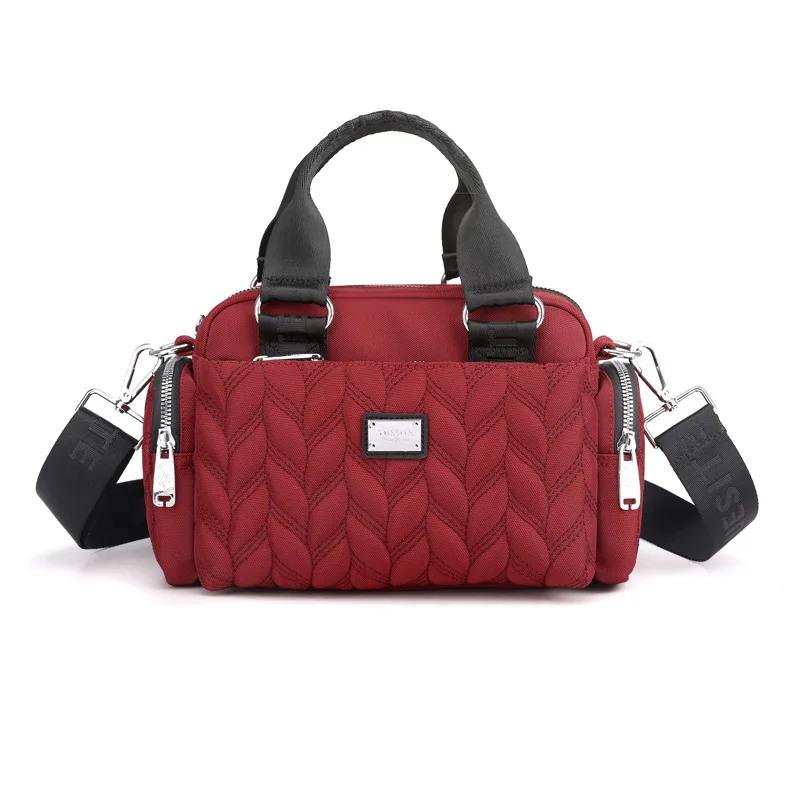 New-Women-s-Embroidered-Thread-Single-Shoulder-Diagonal-Straddle-Nylon ...