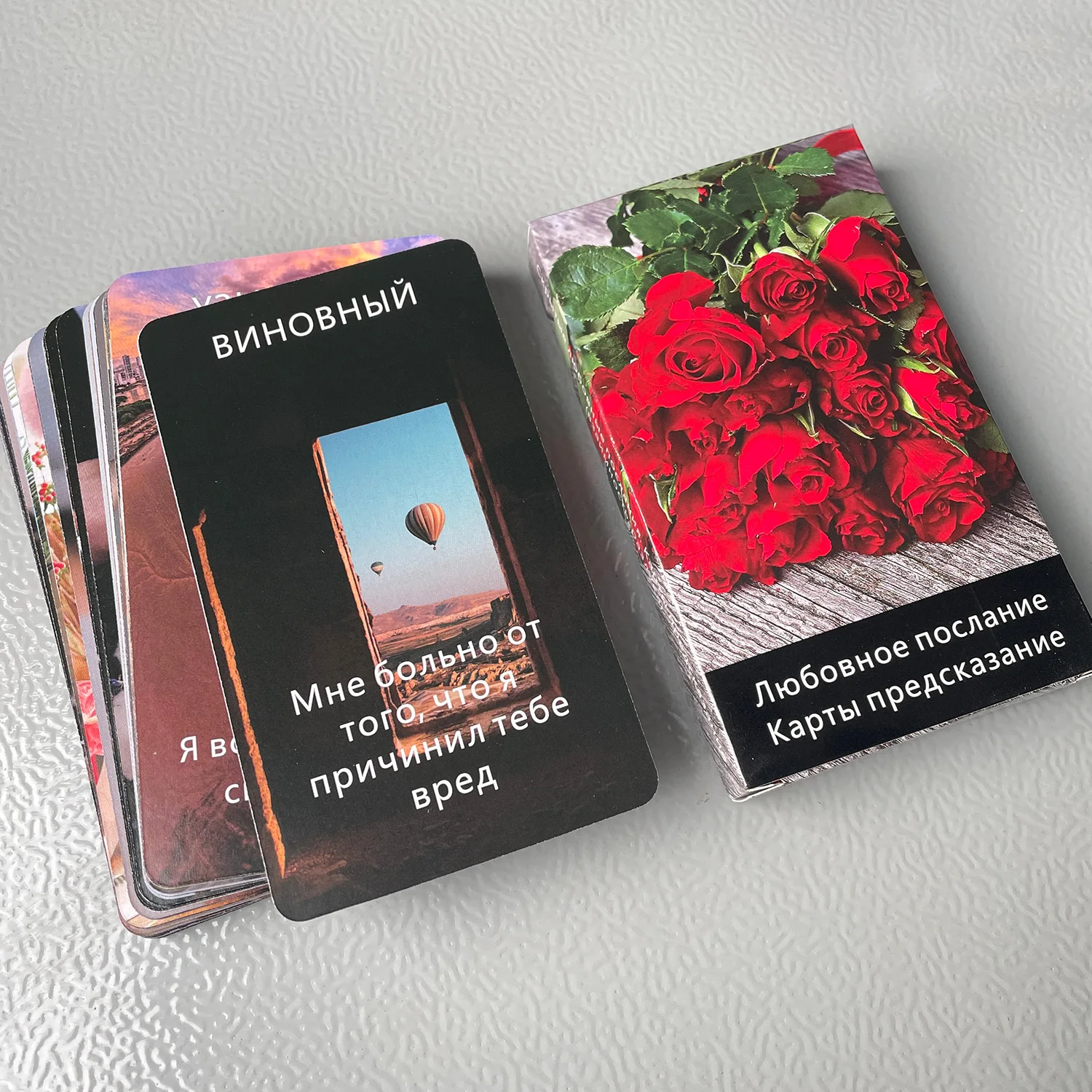 Russian-54PCS-12x7cm-Oracle-Tarot-Cards-About-Love-and-Relationships ...