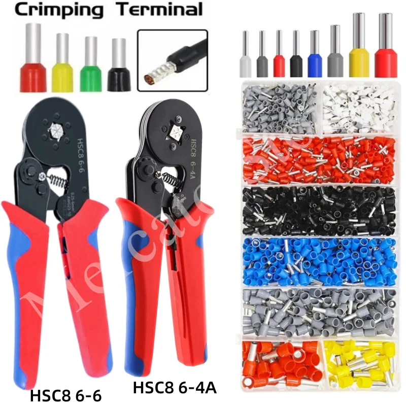 Ferrule-Tubular-Terminal-HSC8-6-4A-Crimping-Tools-Crimping-0-25-10mm-6 ...