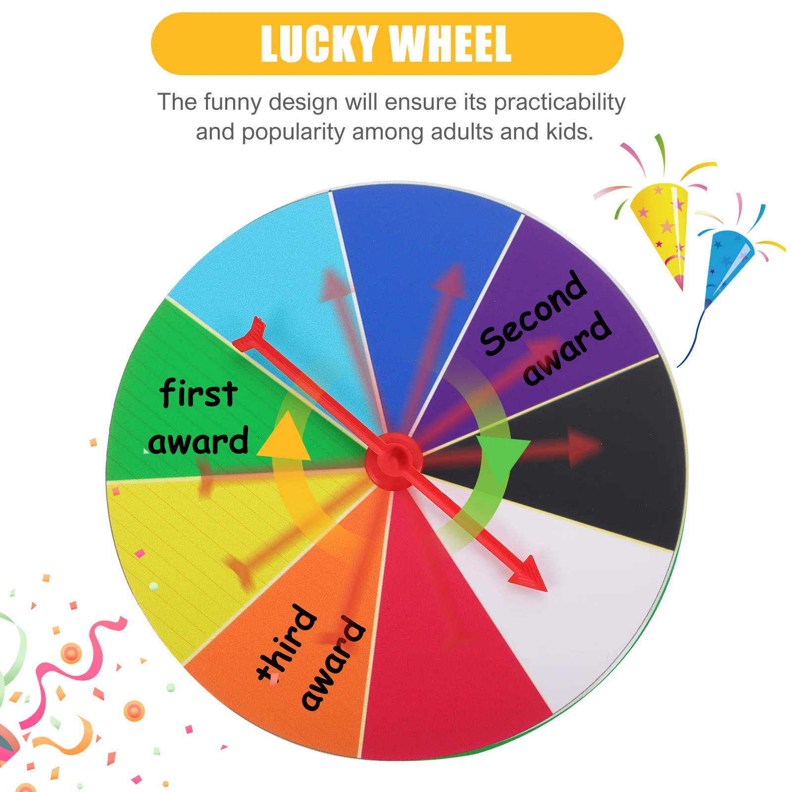 Wheel-Prize-Spinning-Game-Fortune-Party-Turn-Plate-Wall-Carnival-Raffle ...