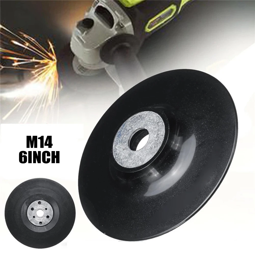 5-6-125-150mm-Fiber-Disc-Backing-Pad-With-Lock-Nut-For-Angle-Grinder ...