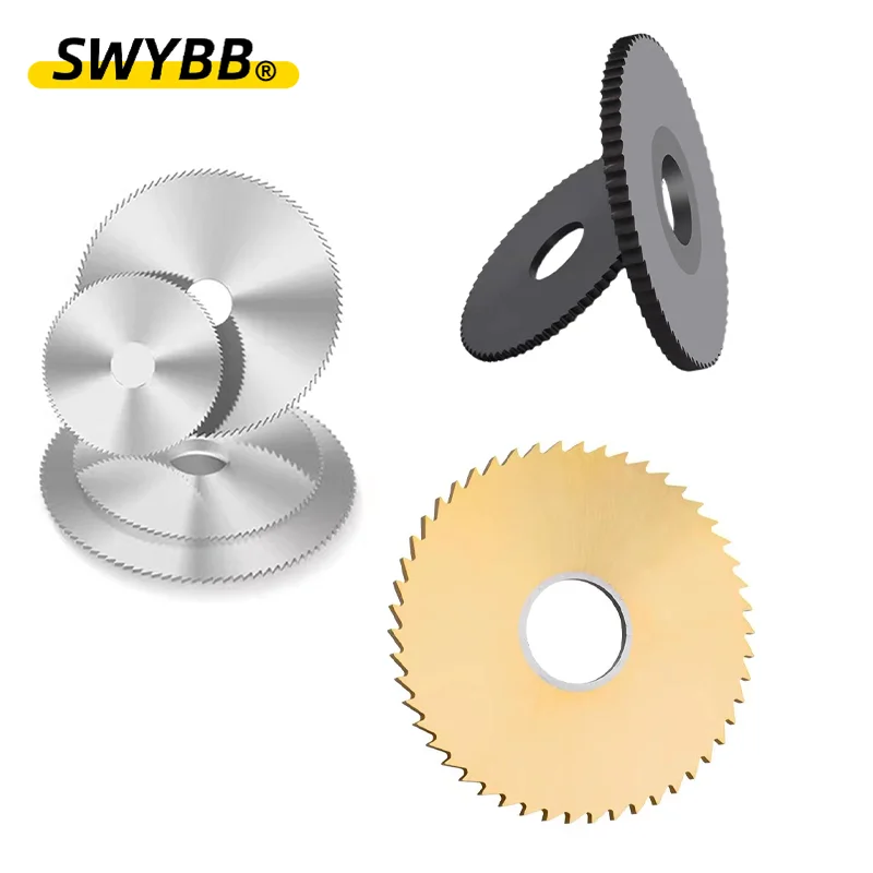 톱날 원형 밀링 절삭 공구, CNC 슬롯 가공, 카바이드, HSS, 티타늄, 블랙 코팅, 40mm, 60mm, 63mm ...