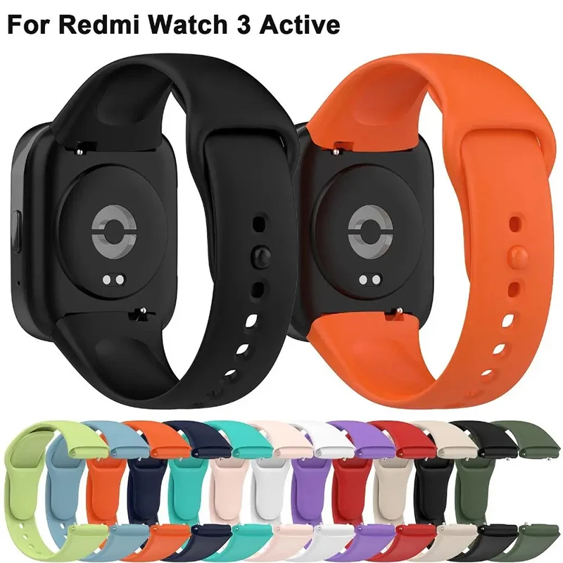 Strap For Xiaomi Redmi Watch 3 Active Soft Silicone Replacement ...