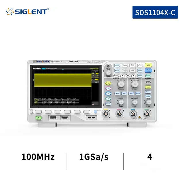 Digitális Oszcilloszkóp Sds1102X-C Kétcsatornás 100M Mintavételi ...