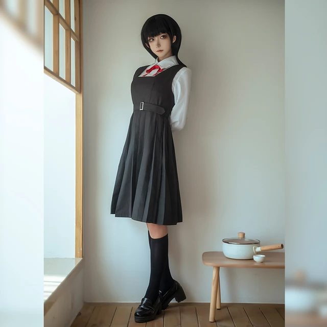 Anime Chainsaw Man Higashiyama Kobeni Cosplay Costume, 60% OFF