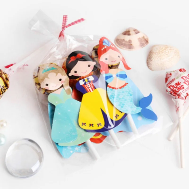 Disney-Princess-Candy-Lollipop-Cards-favores-de-cumplea-os-de-sirena ...