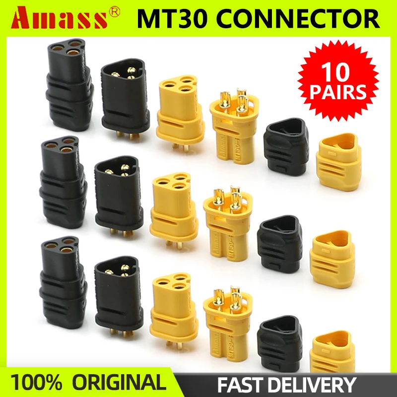 MT60 3.5mm Motor Connectors 2 Pairs MT60 3-Pole 3.5mm Motor Connectors ...