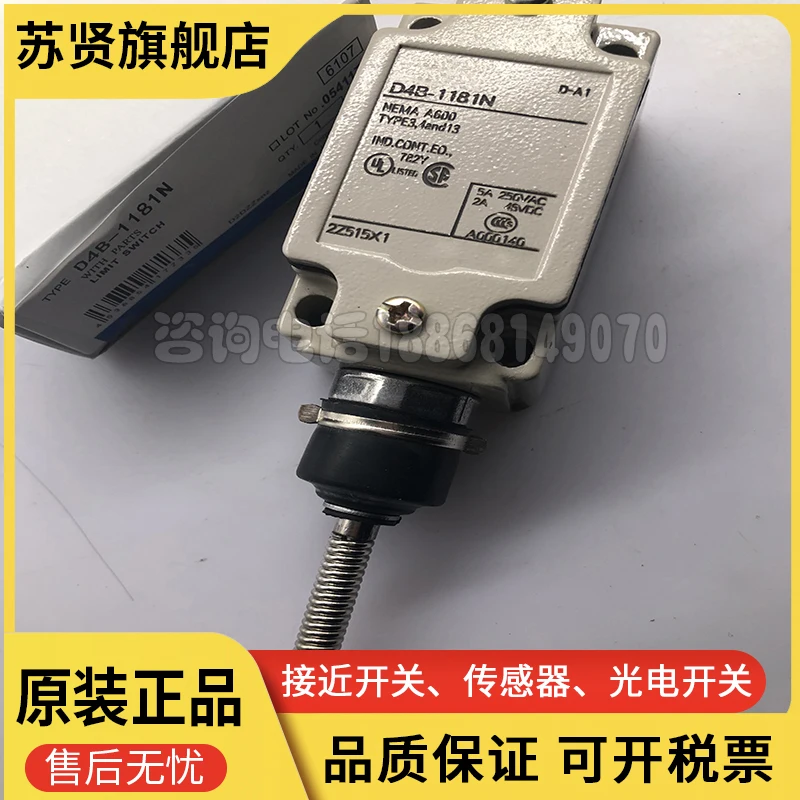 New Position Switch With Roller Plunger, D4B-1181N, Omron,, 41% OFF