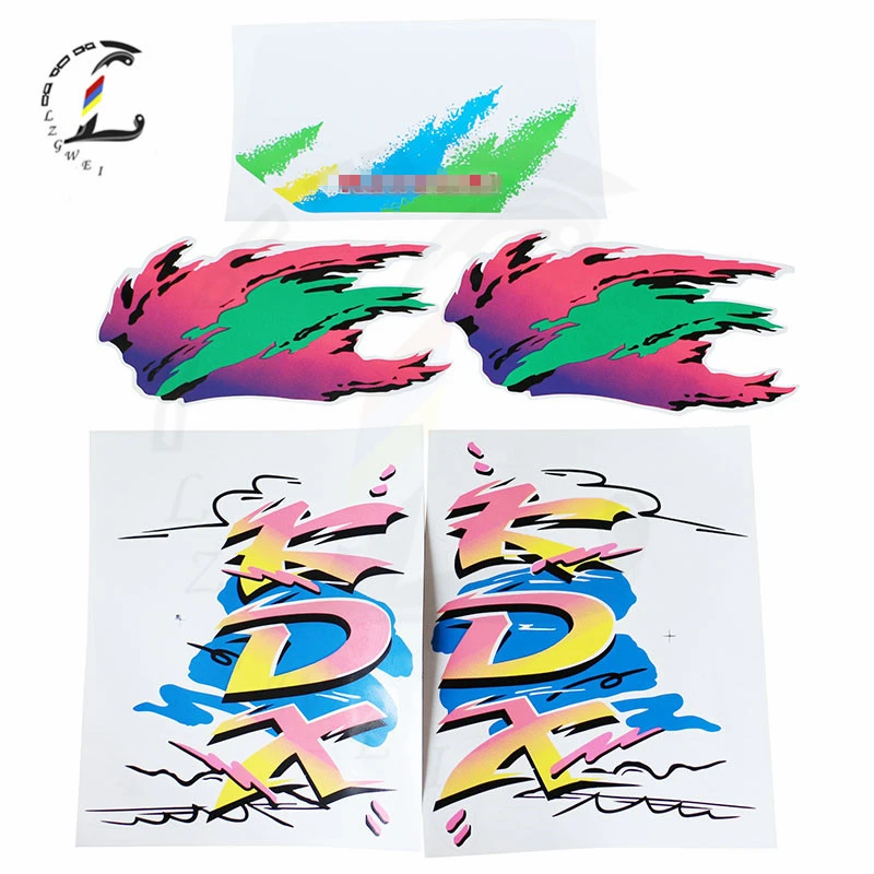 Motorcycle-For-Kawasaki-KDX125-KDX200-KDX-125-200-Complete-Graphic ...