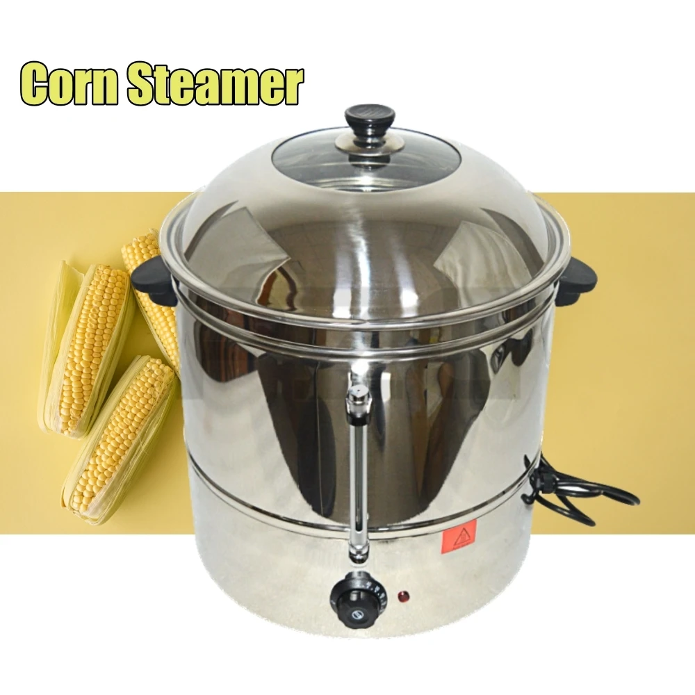 48L Commercial Electric Multi Purpose Food Steamer Sweet Corn Steamer ...