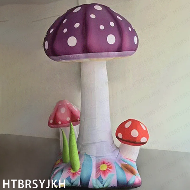 Inflatable-cartoon-magic-mushroom-combination-model-stage-scenery ...