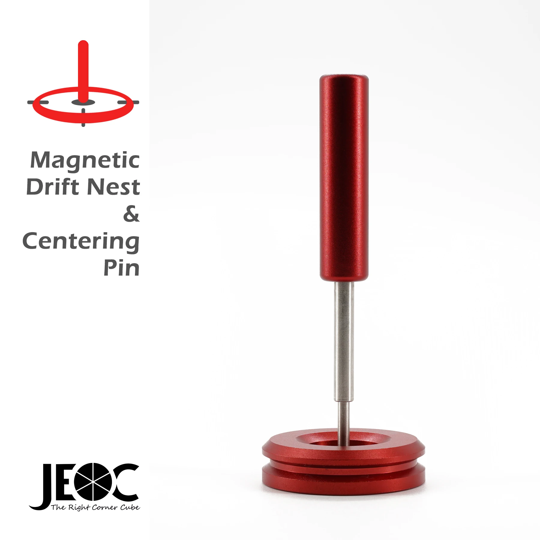 JEOC Magnetic Centering Base for 1.5" Spherical Prism Reflector ...