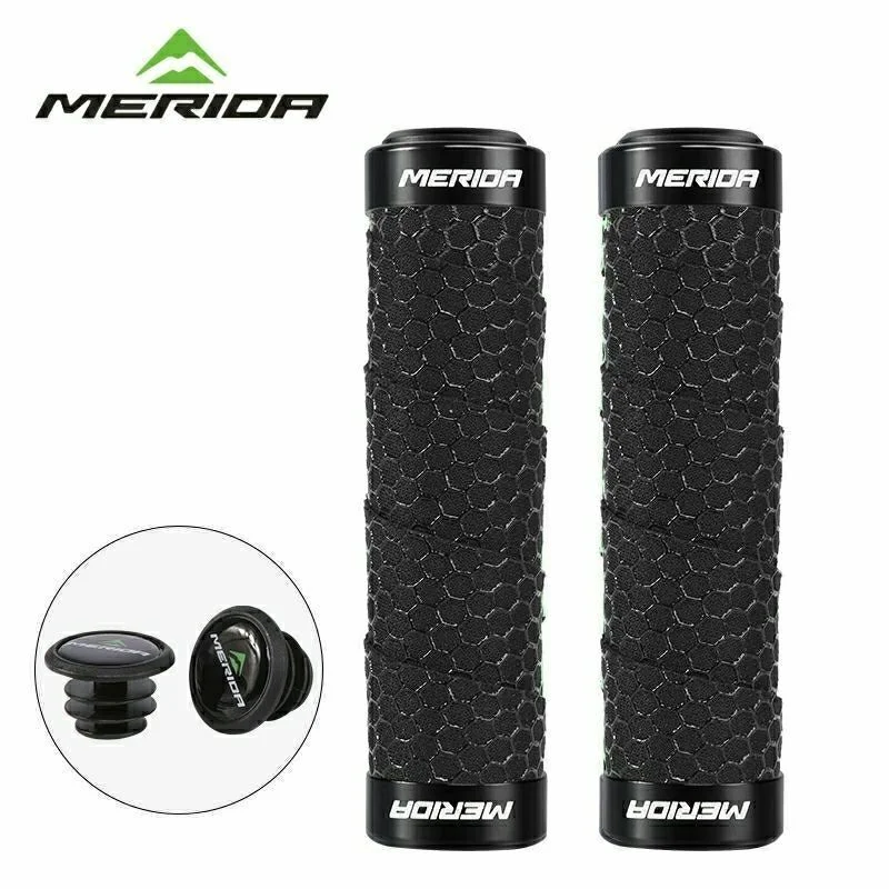 MERIDA-Original-Bicycle-Handlebar-Covers-Non-slip-Shock-absorbing-Grips-Mountain-Bike-Dead-fly ...