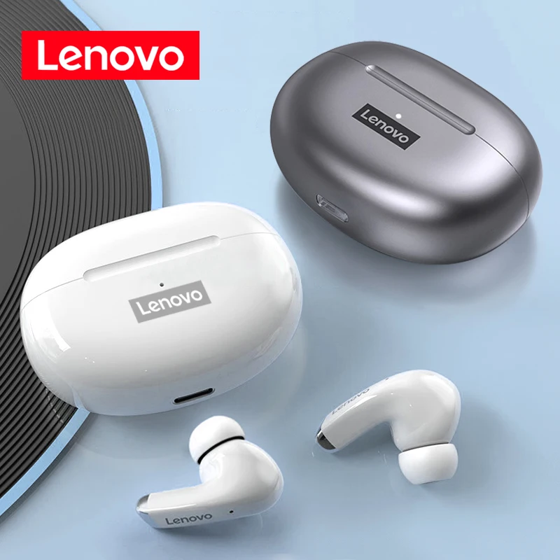 Lenovo auriculares inalámbricos TWS, cascos con Bluetooth, estéreo, HiFi, HD, música, deportivos ...