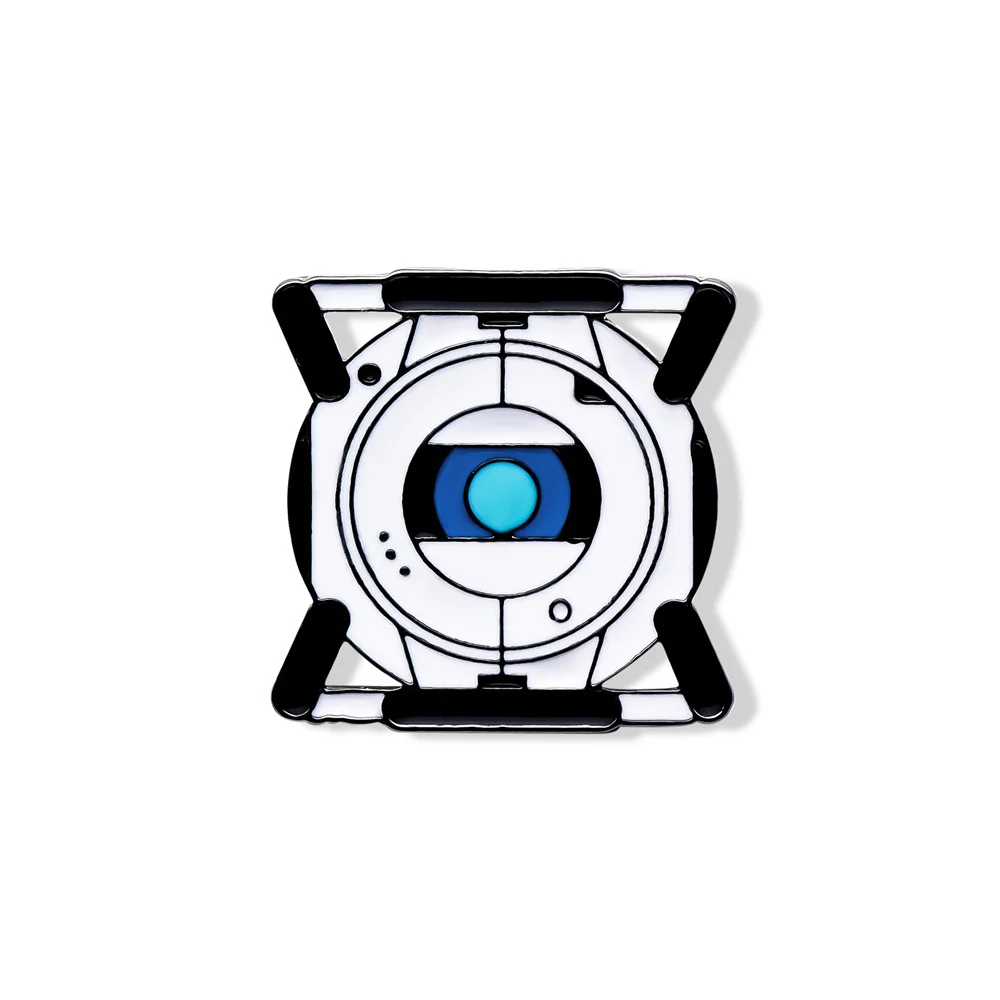 Enamel Lapel Badge | Portal Enamel Pin | Portal Wheatley | Enamel ...
