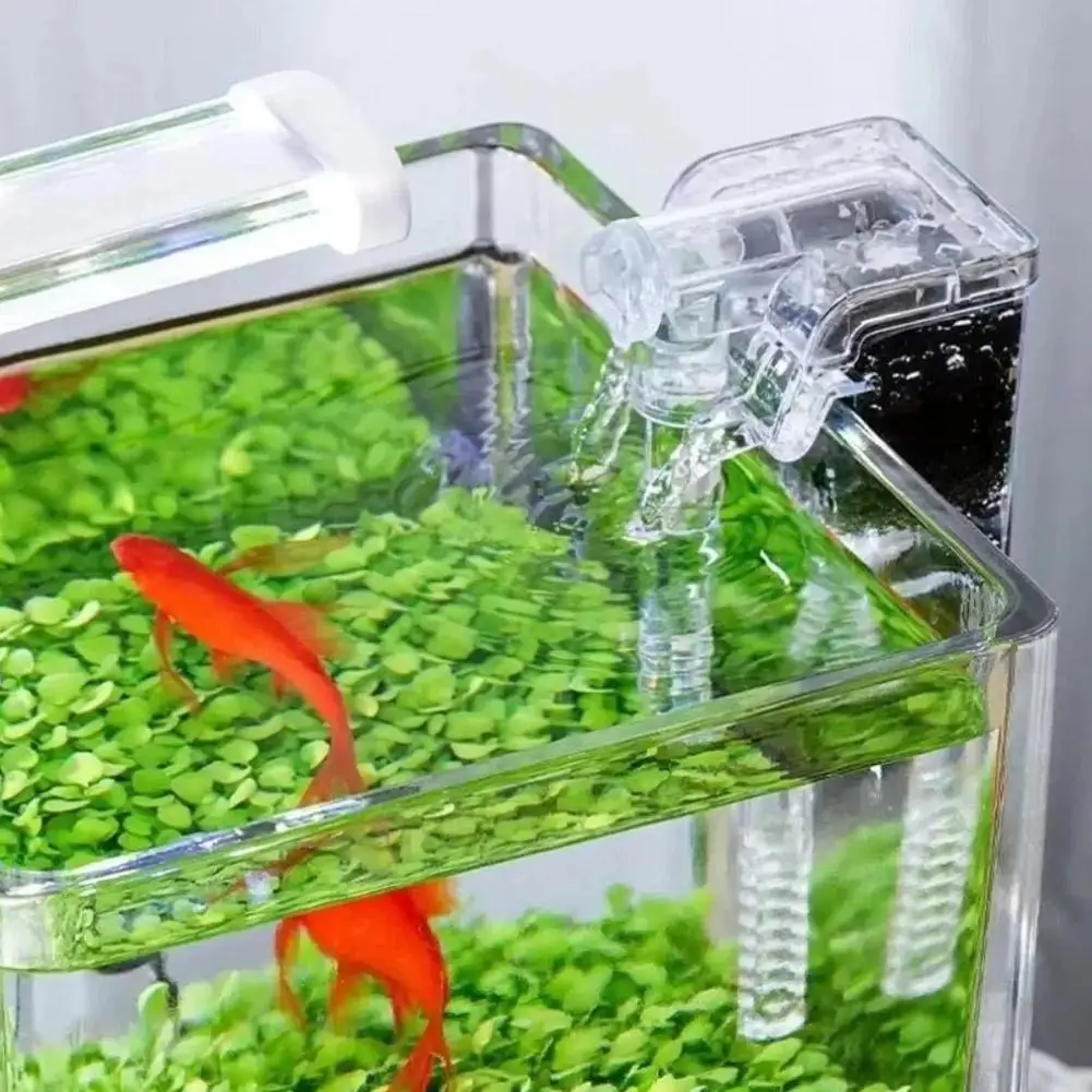 Aquarium-Hang-On-Filter-Mini-Filter-Fish-Tank-Waterfall-Filter-Hang-On ...