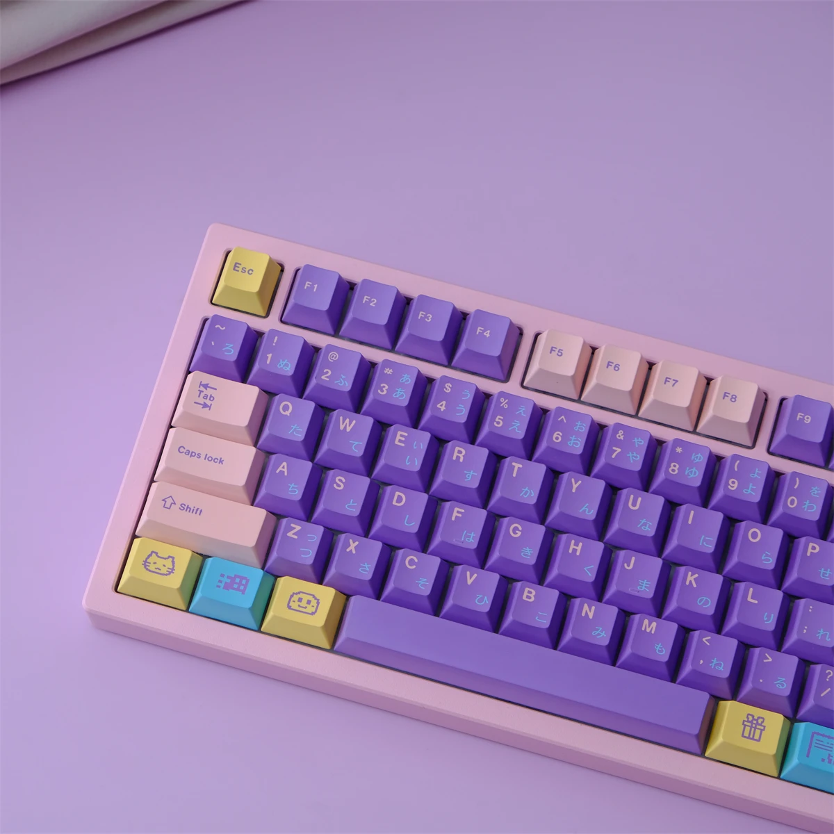 147-Keys-Assorted-candies-PBT-Keycaps-Purple-Keycaps-Cherry-Profile-Dye ...