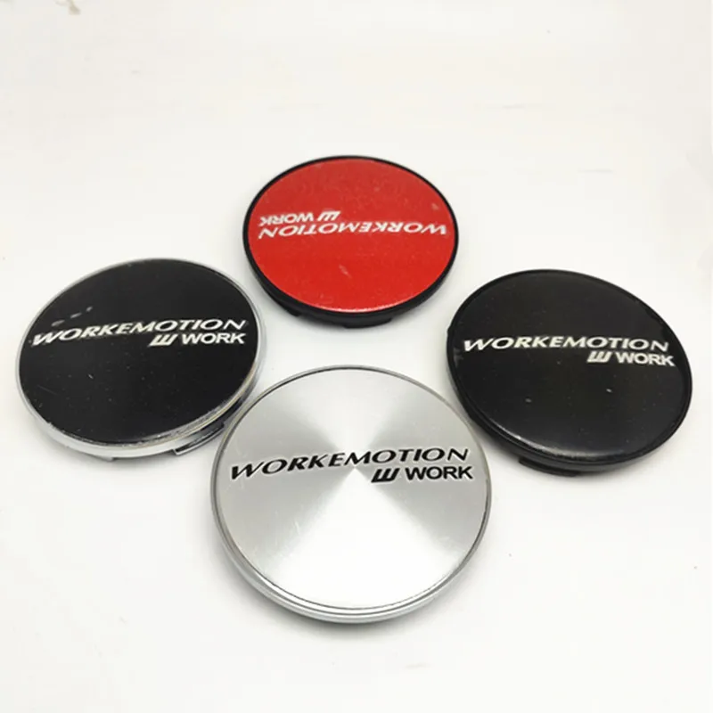 4pcs 68mm Work Emotion Wheel Center Cap Hub Auto Rims Center Cap Cover ...