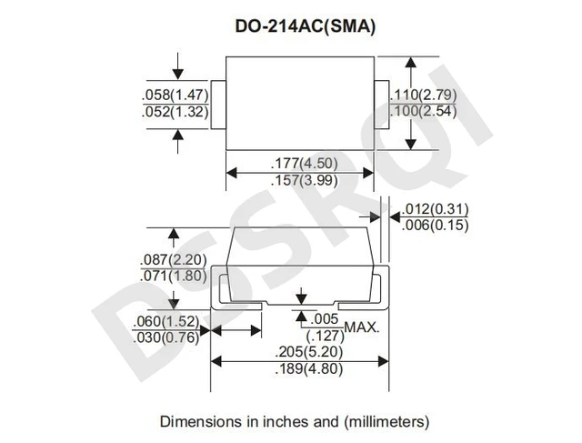 s 5PCS B340A 3.0A B340 B320A B330A B350A B360A SMA DO-214AC SURFACE ...