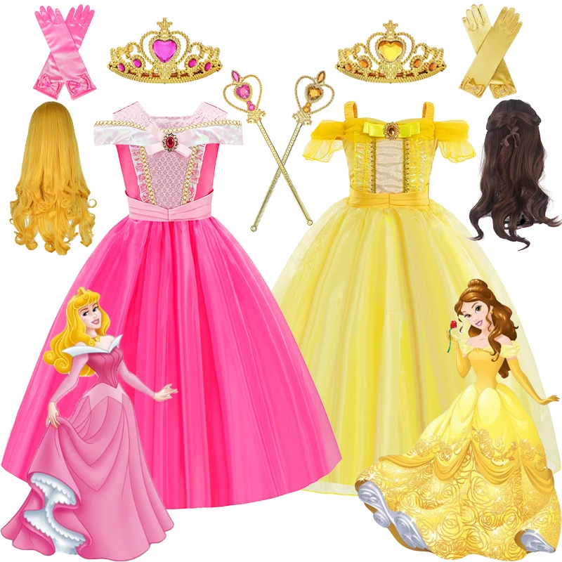 Disney Princess Belle Pink Dress