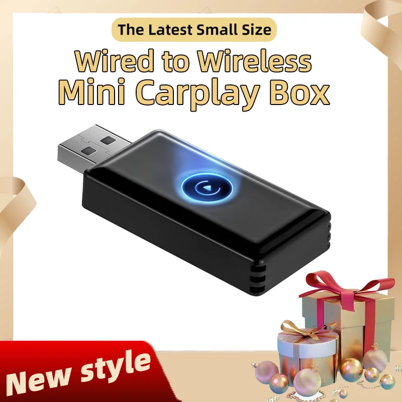 Wired-to-Wireless-CarPlay-Adapter-for-OEM-Car-Stereo-With-USB-Plug-and ...