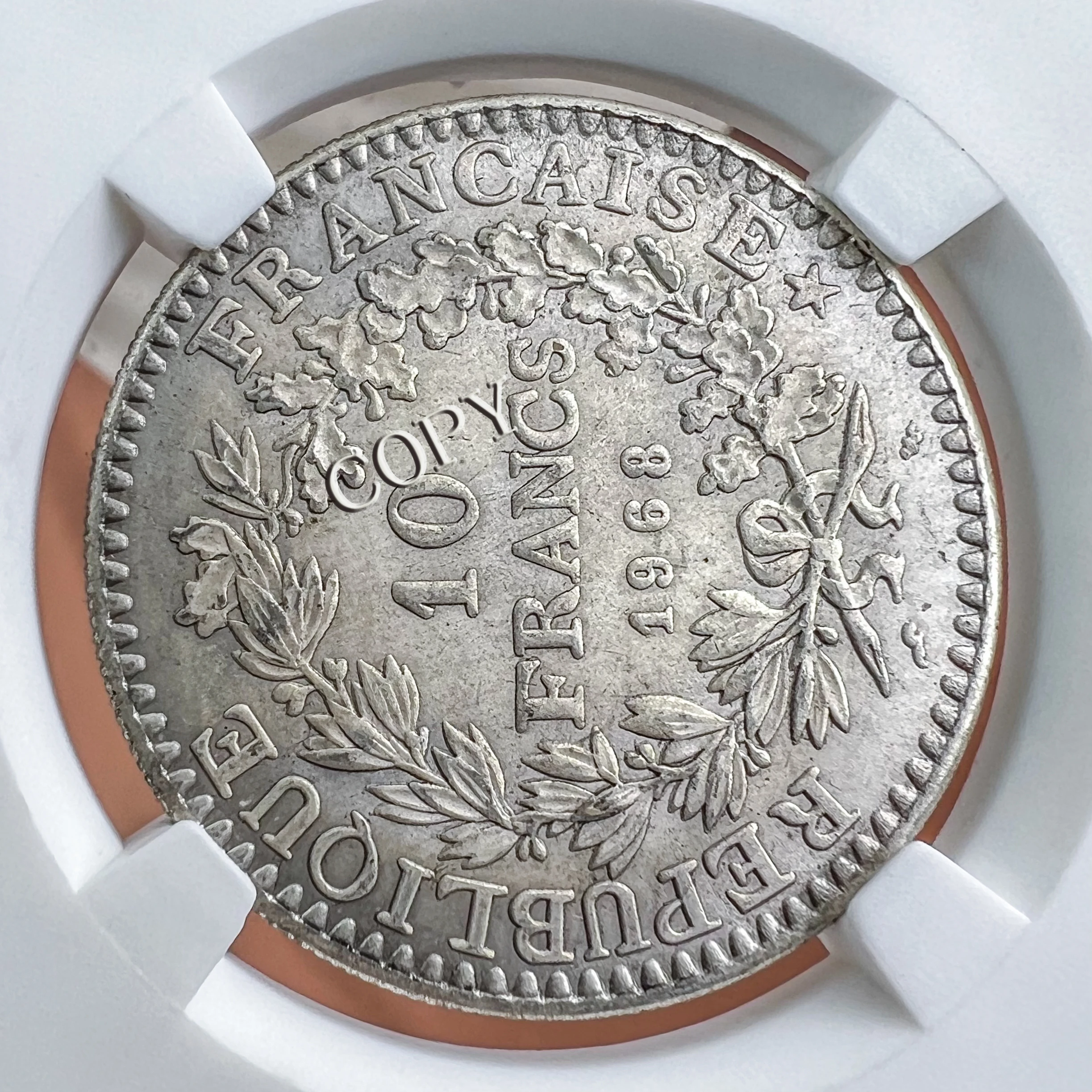 1968-France-Hercules-10-Francs-Commemorative-Coin-French-Fifth-Republic ...